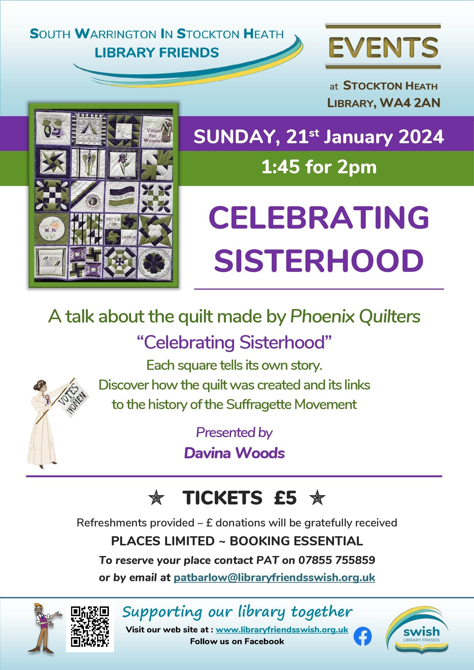 Celebrating Sisterhood – Friends of the South Warrington Library in ...