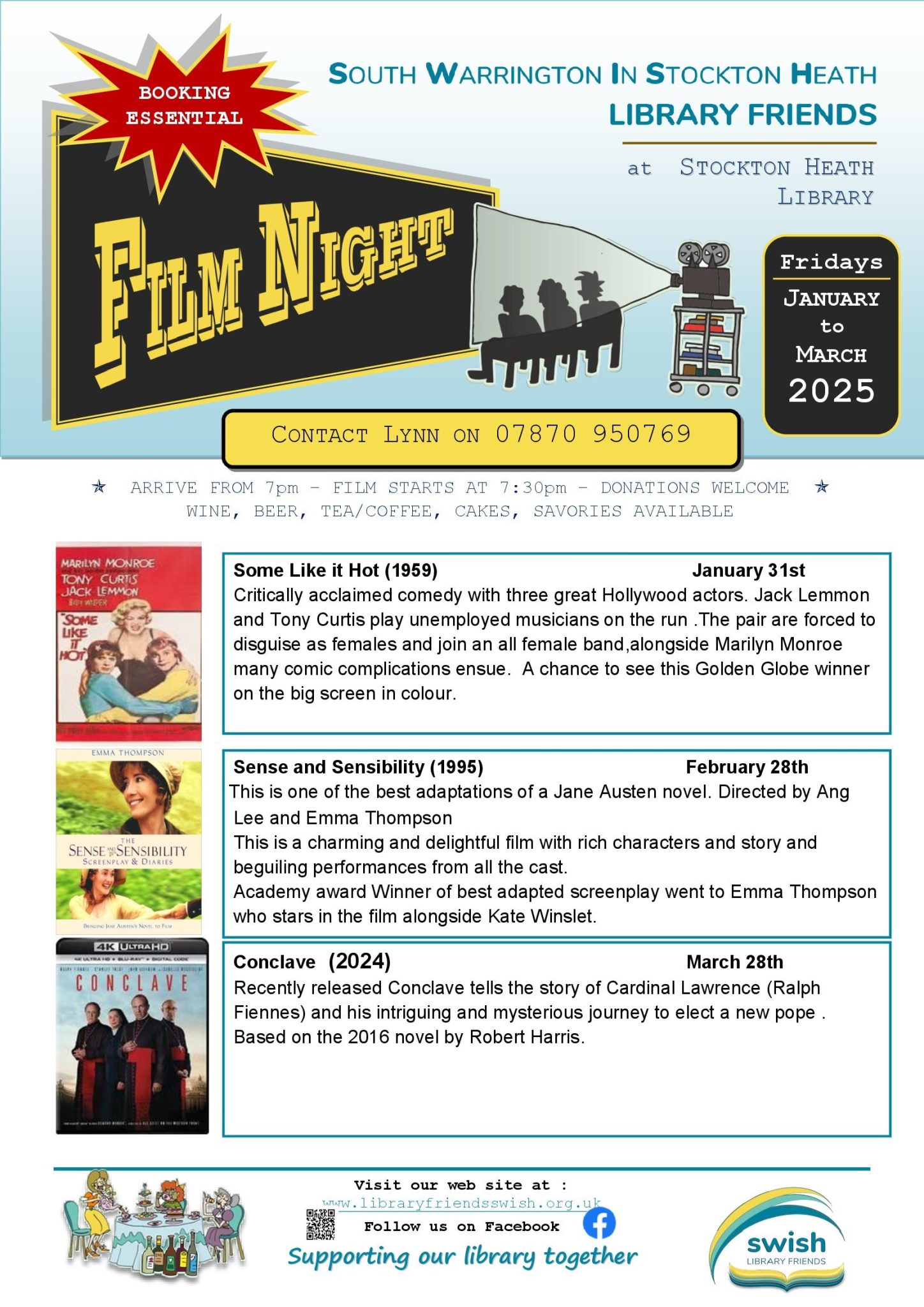 2025 Film Nights – Friends of the South Warrington Library in Stockton ...